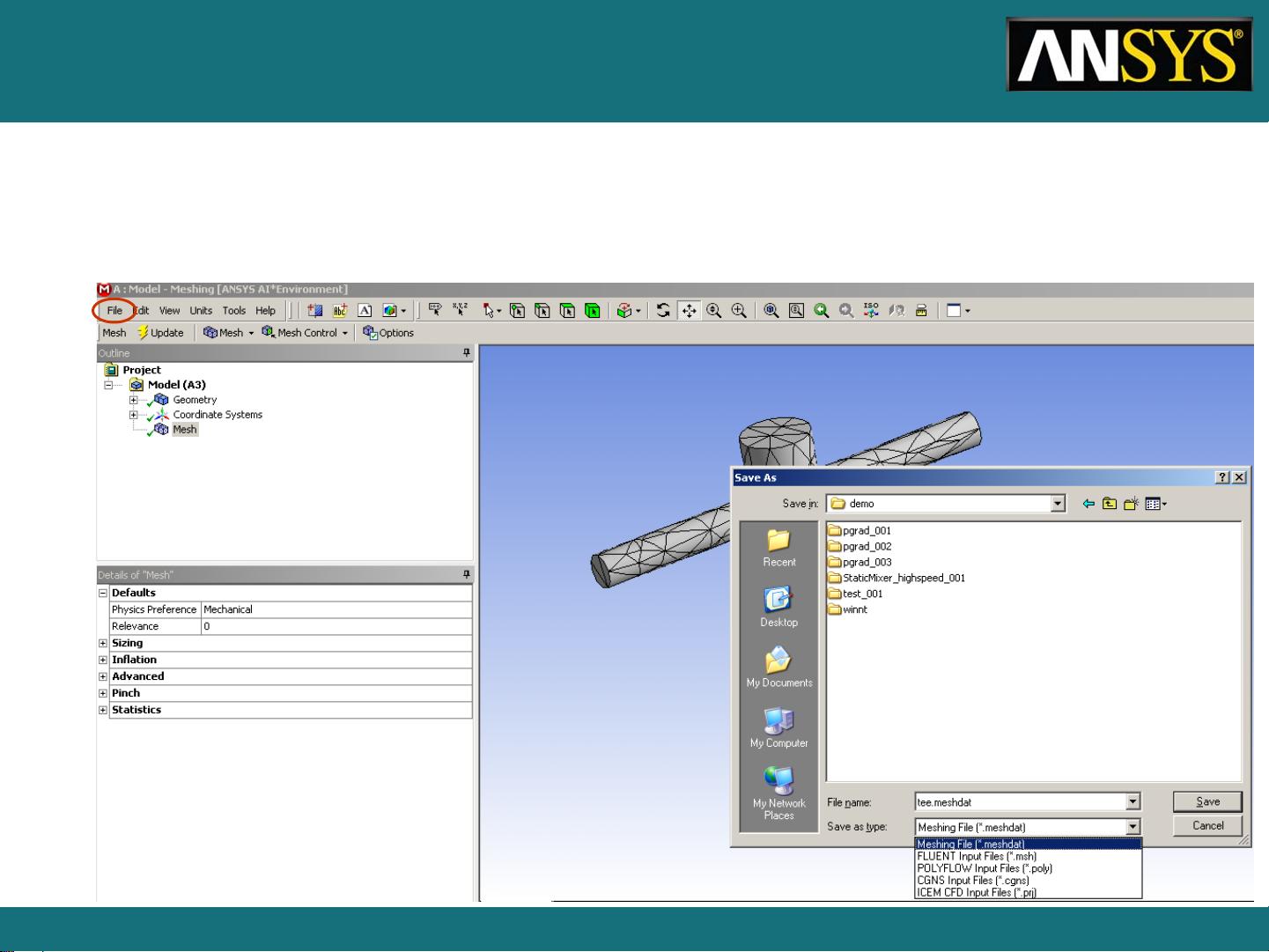 ANSYS Meshing教程：全方位网格划分与Workbench详解 - CSDN文库