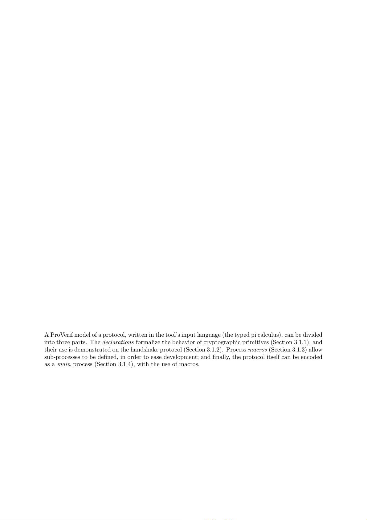 ProVerif 1.97pl1: 形式化安全协议验证器用户手册 - CSDN文库