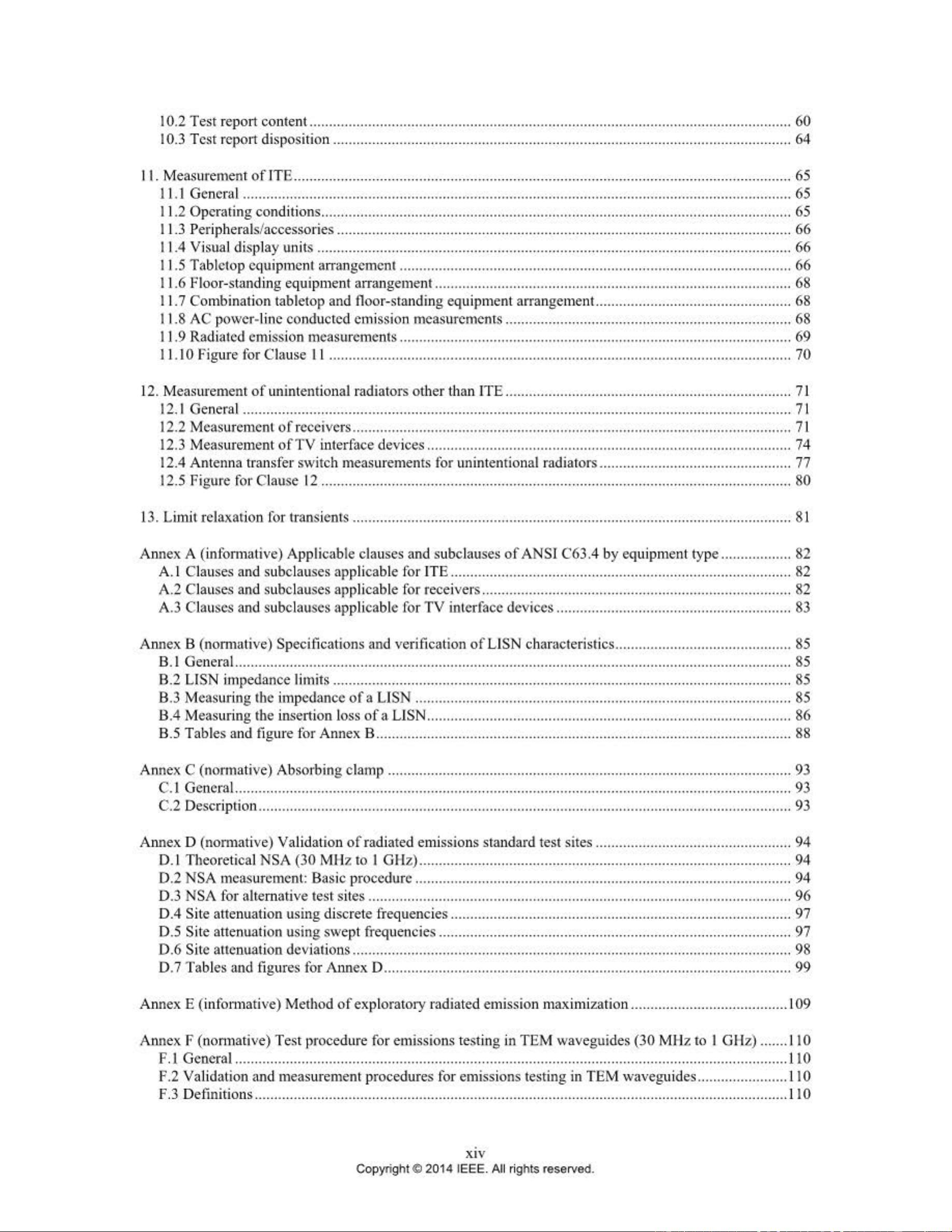 ANSI C63.4-2014：低电压电子设备无线电噪声测量标准 - CSDN文库
