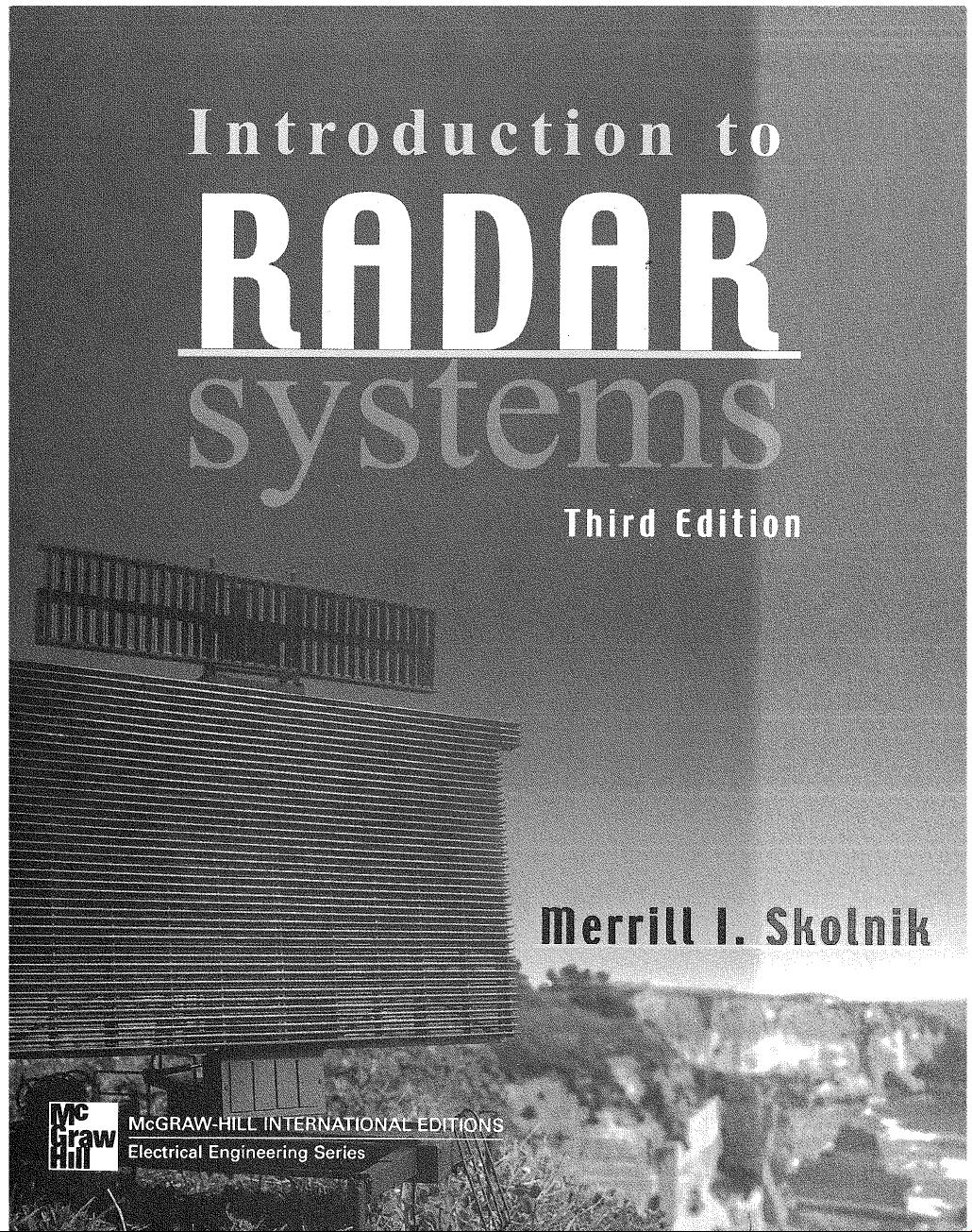 雷达系统导论 Introduction to Radar Systems Third Edition (Merrill I. Skolnik ...