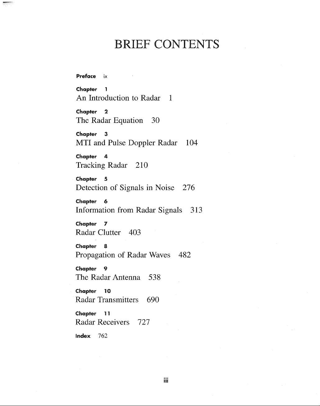 雷达系统导论 Introduction to Radar Systems Third Edition (Merrill I. Skolnik ...