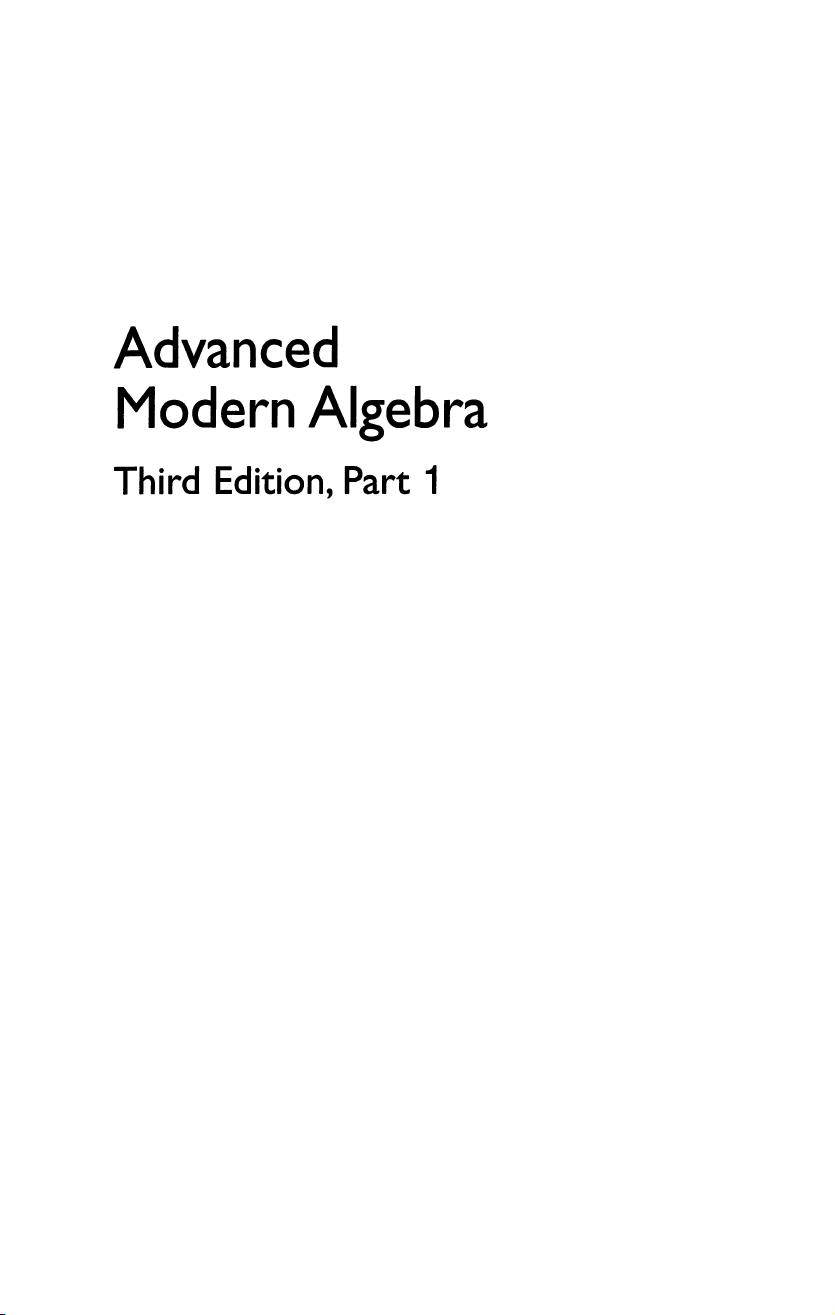 AdvancedModernAlgebra,Part1,JosephRotman.pdf_MacLane写的 ...
