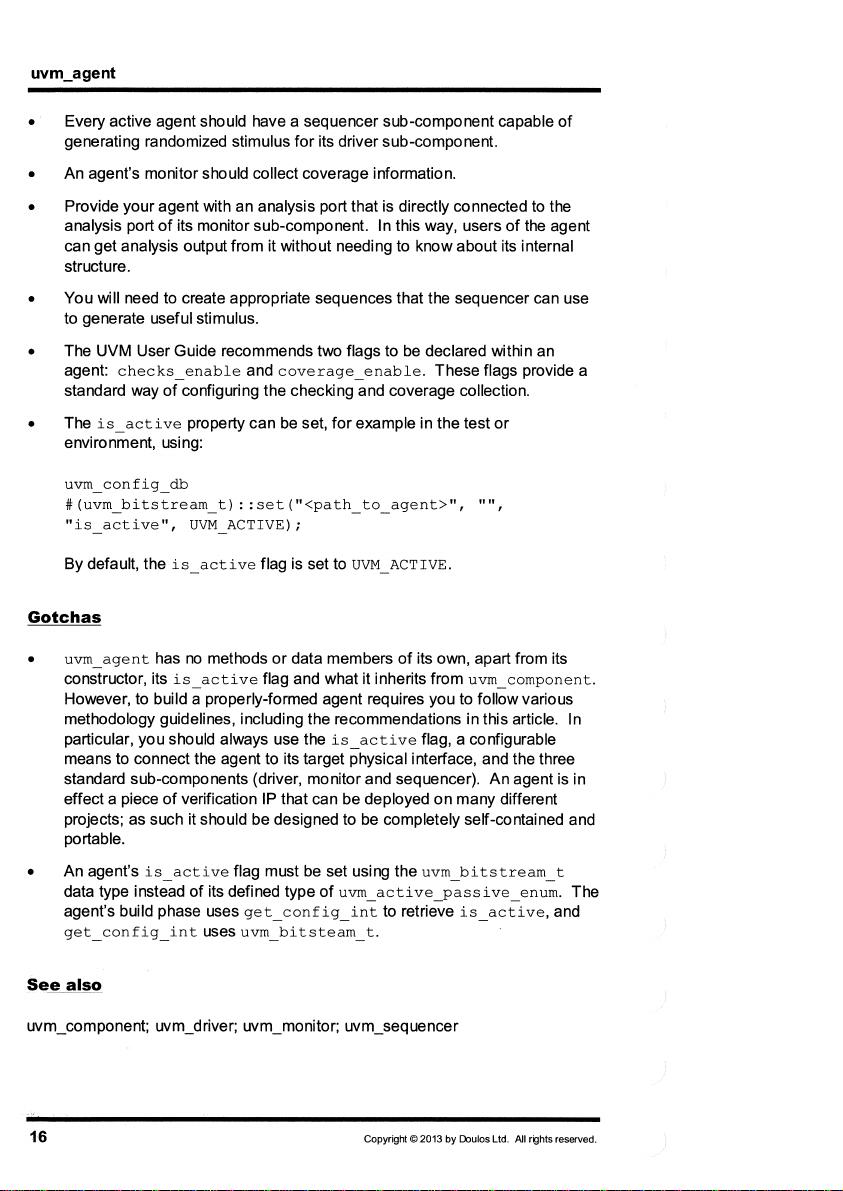 UVM黄金参考指南：Doulos有限公司(2013) - CSDN文库
