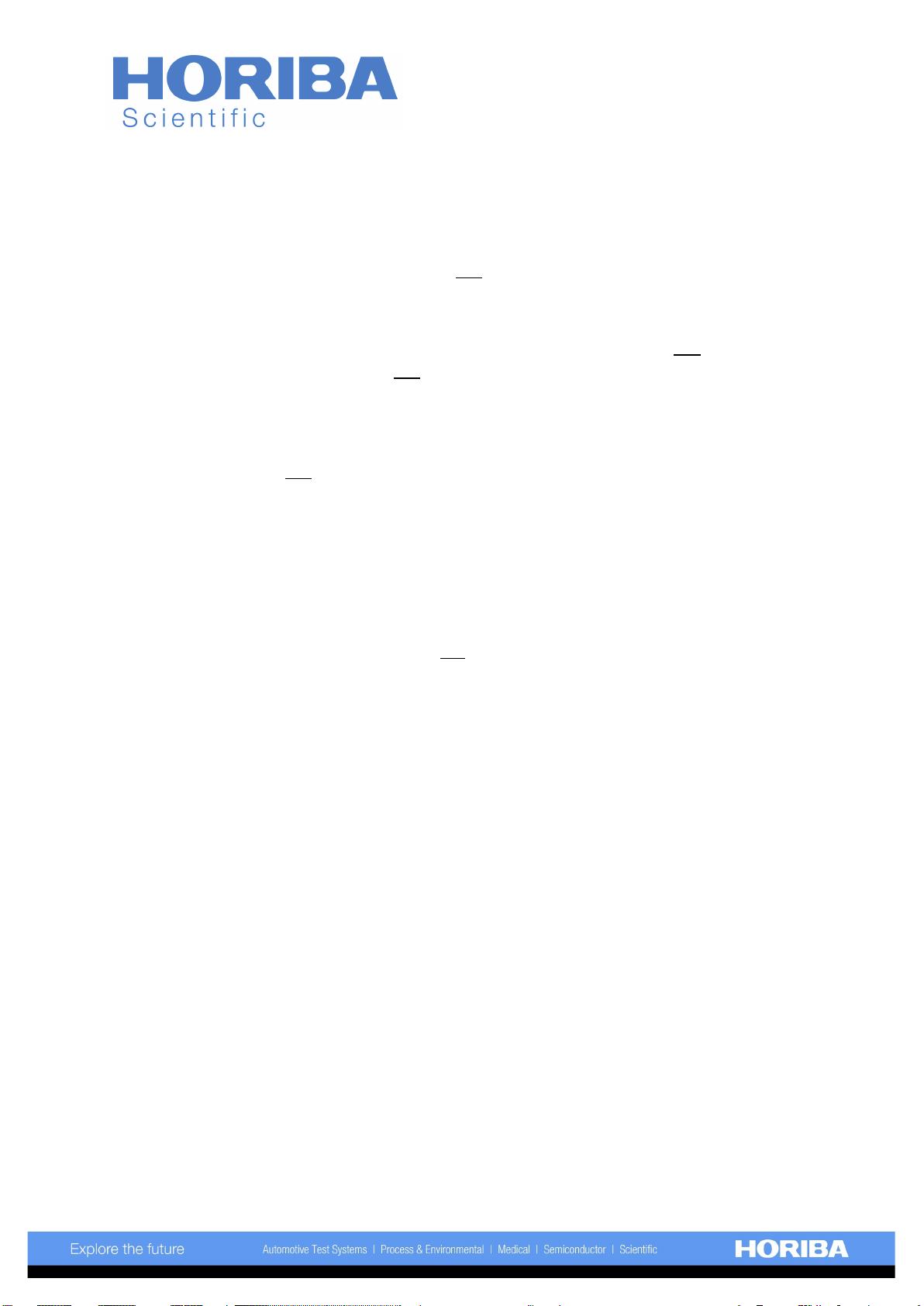 HORIBA Scientific LabSpec5拉曼光谱仪软件操作指南 - CSDN文库