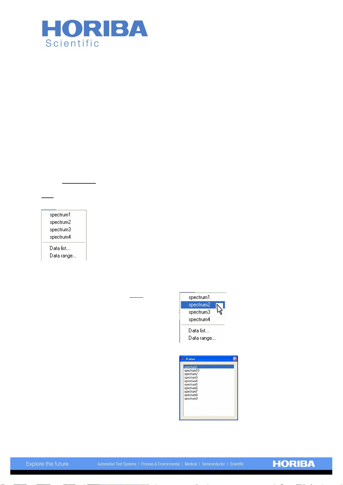 HORIBA Scientific LabSpec5拉曼光谱仪软件操作指南 - CSDN文库