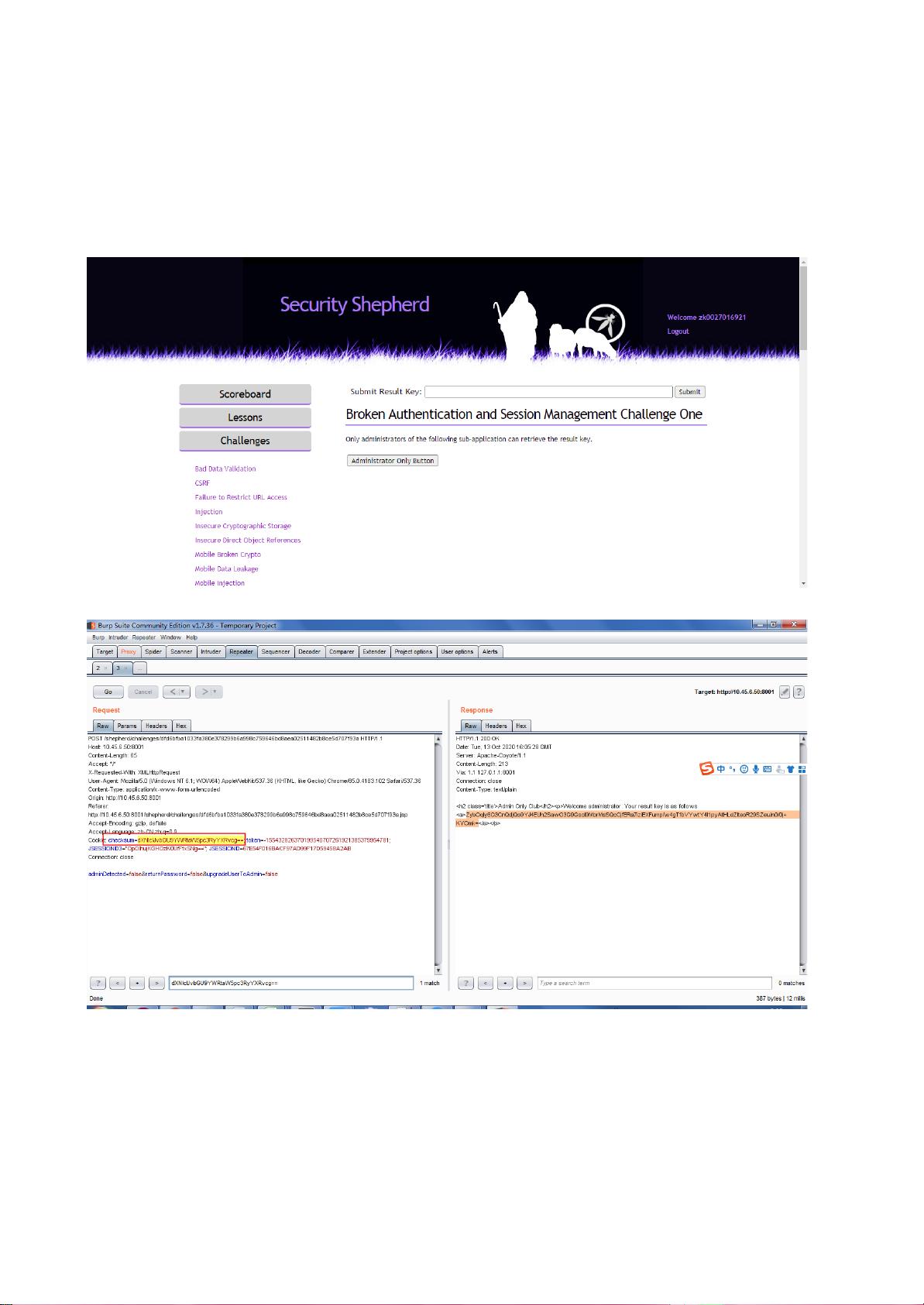 OWASP Security Shepherd会话管理挑战解题思路分享 - CSDN文库
