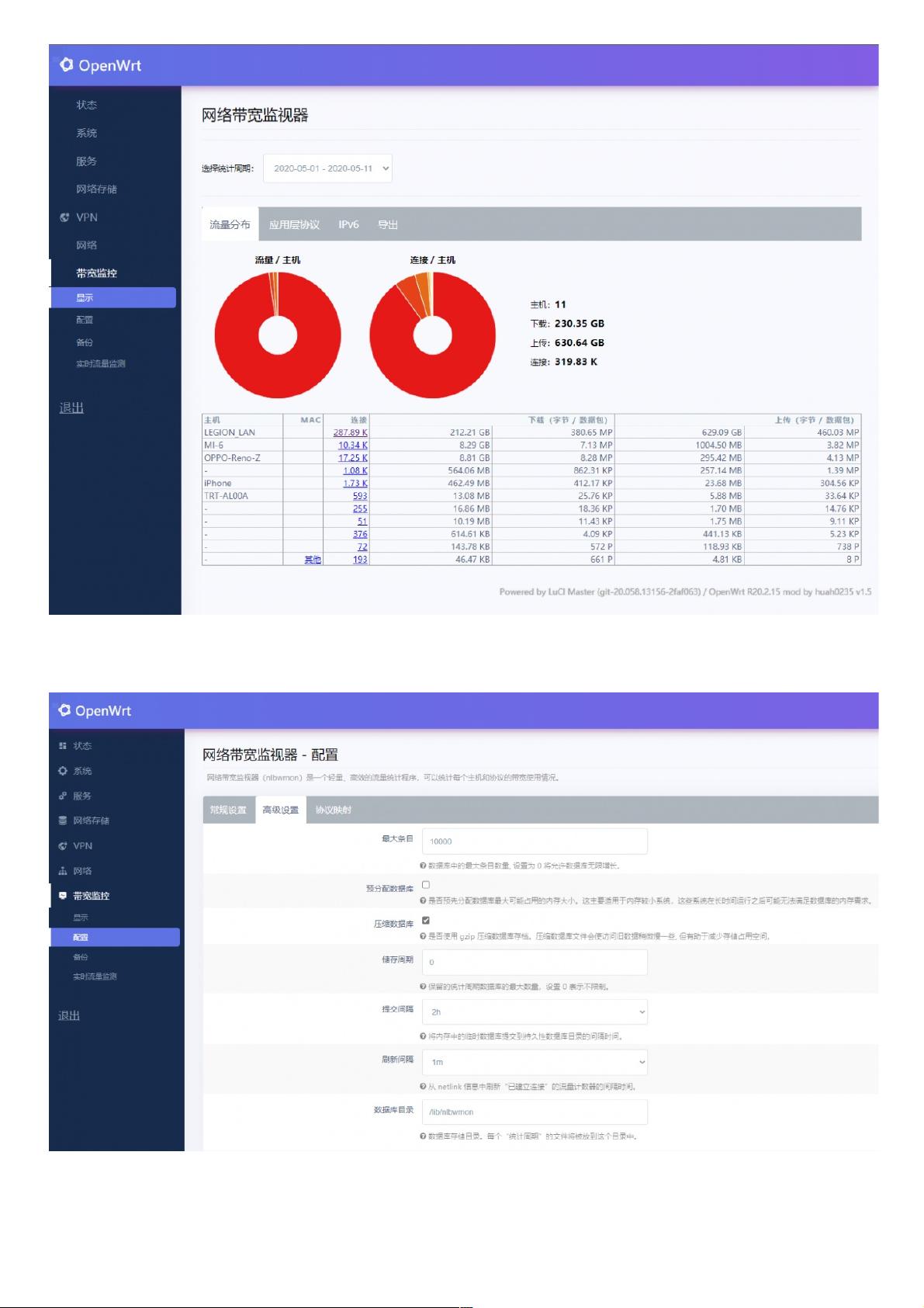 Openwrt——带宽统计助手nlbwmon_openwrt流量统计,openwrt流量监控插件资源-CSDN下载
