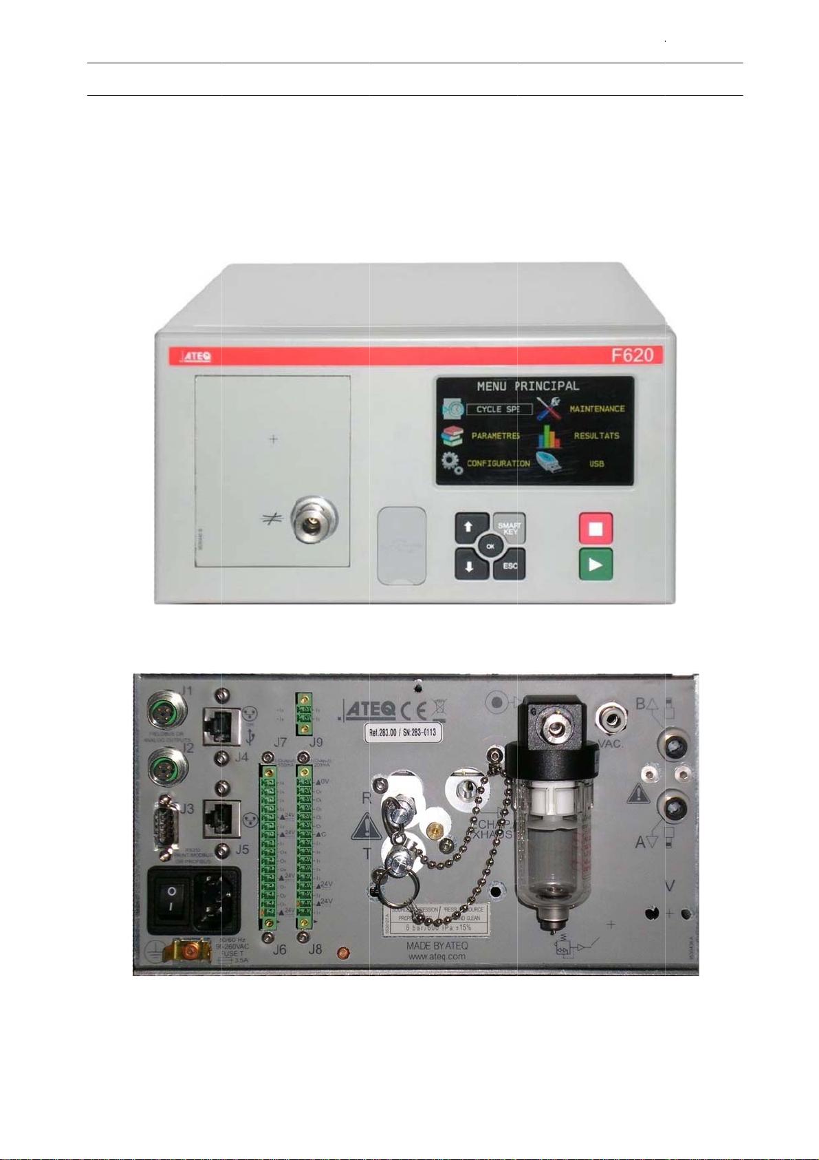 ATEQ F620试漏仪中文操作与调试指南 - CSDN文库