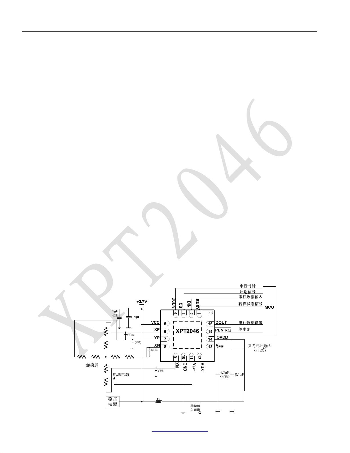 xpt2046芯片手册（中文）_xpt2046芯片资源-CSDN下载