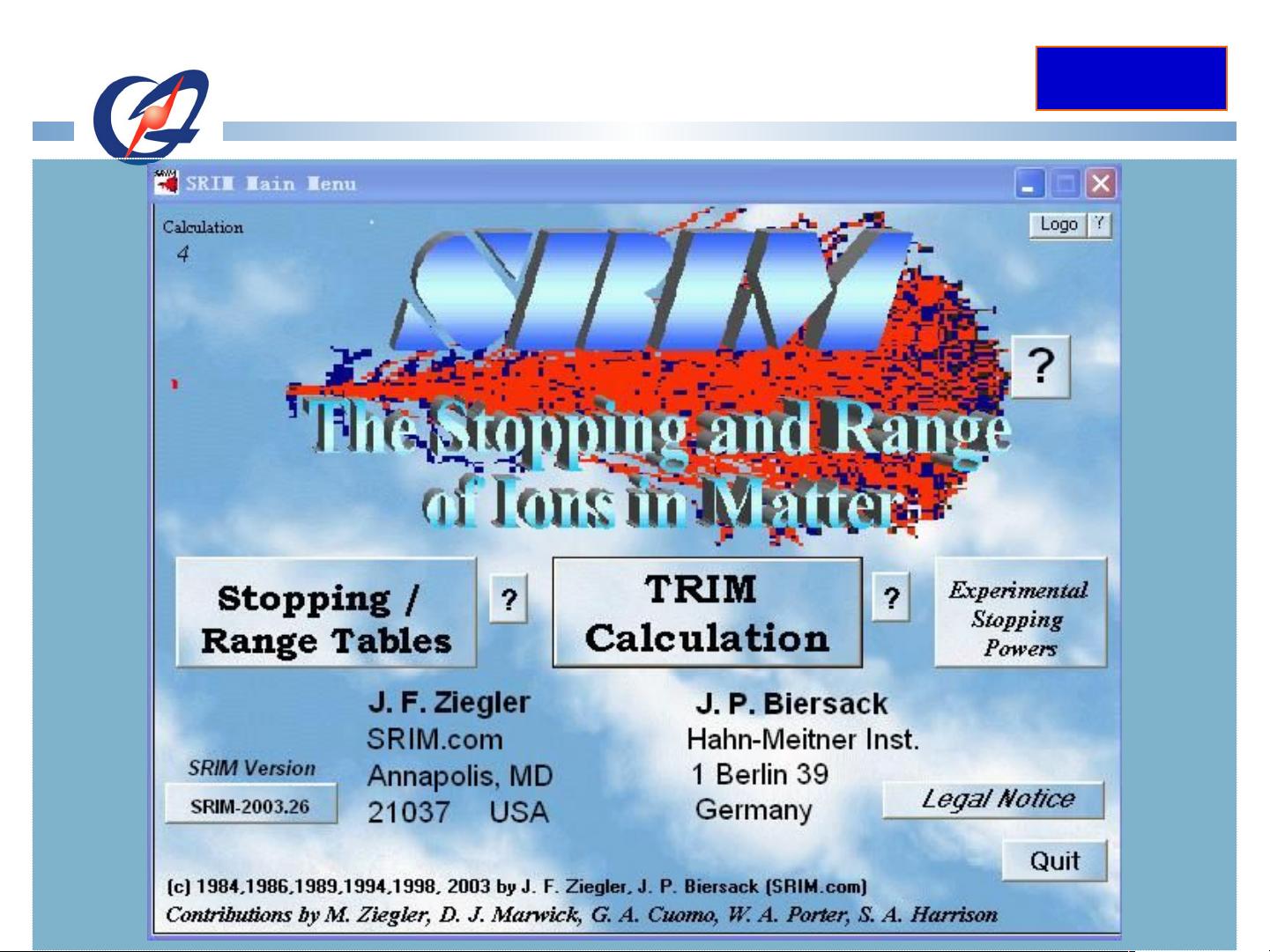 SRIM程序介绍(概括介绍SRIM和SRIM的应用)_SRIM安装,出现问题资源-CSDN下载