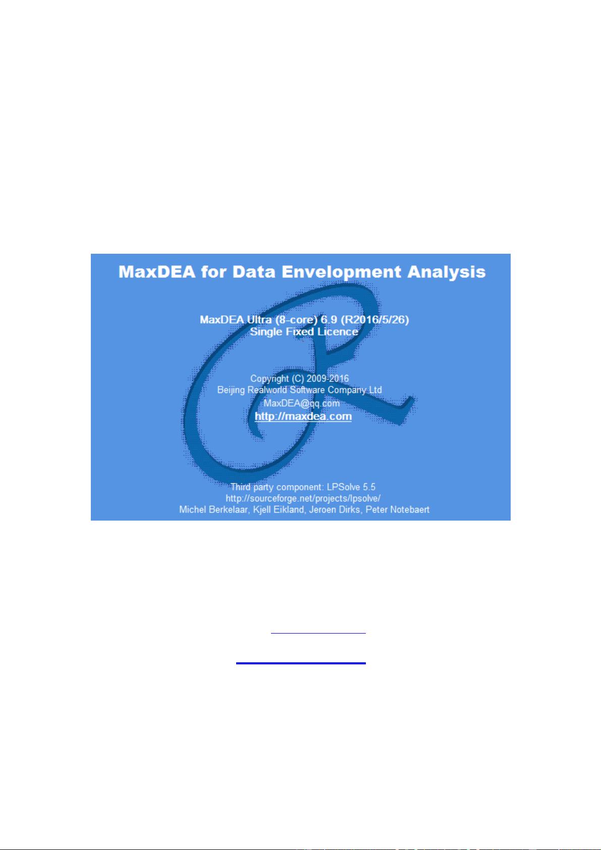 MaxDEABasic6_MAXDEA软件_sbm_超效率sbm__MaxDEA资源-CSDN下载