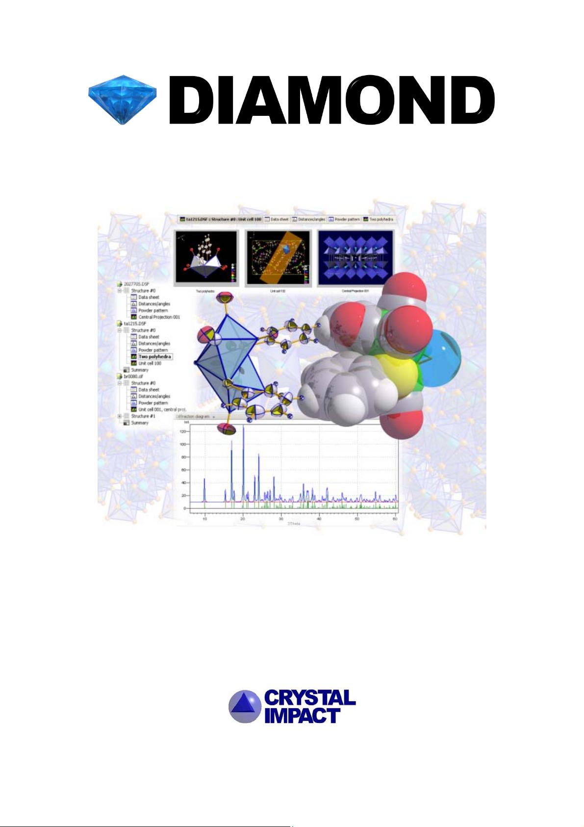 Diamond晶体结构绘制软件教程_diamond晶体结构下载与安装资源-CSDN下载