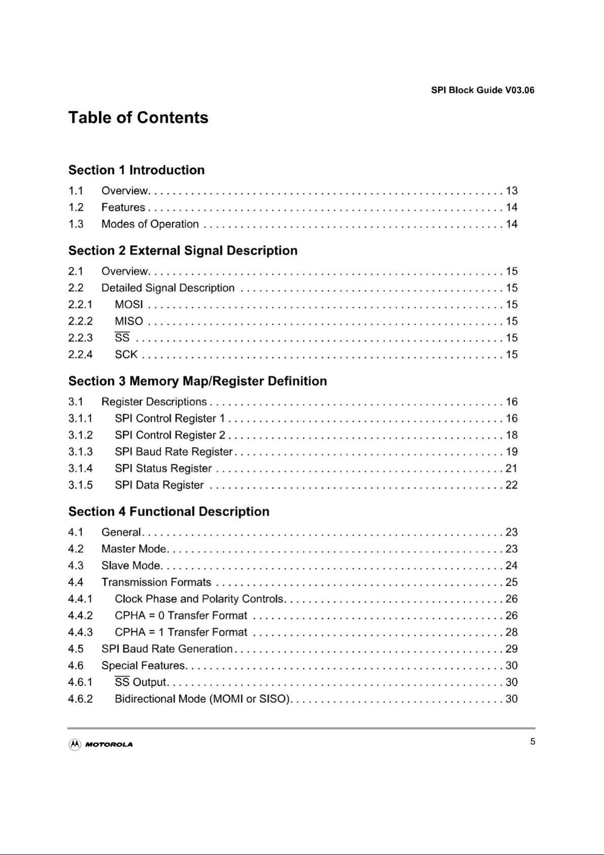 摩托罗拉SPI总线协议规范_spi协议规范资源-CSDN下载