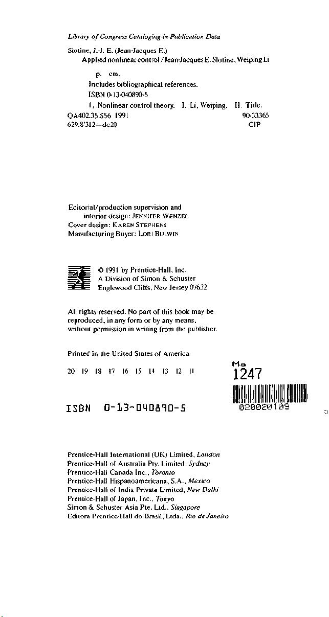 Applied Nonlinear Control 应用非线性控制 MIT版本 - CSDN文库