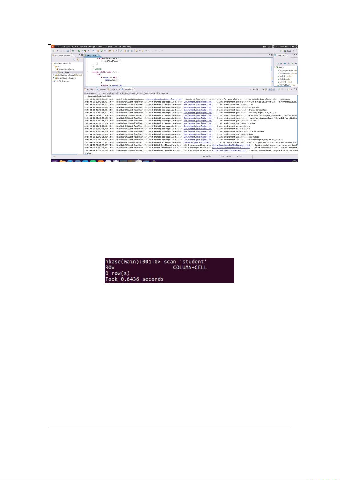 实验三:熟悉常用的hbase操作熟悉常用的hbase操作实验三熟悉常用的hbase操作资源 Csdn文库 资源 Csdn文库