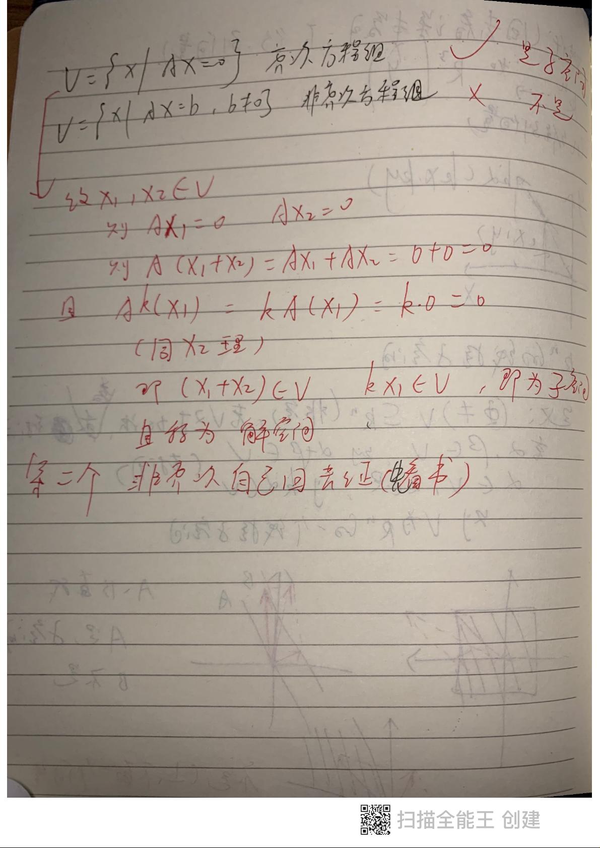 【免费】人工智能数学基础之线性代数部分笔记pdf资源 Csdn下载 8957
