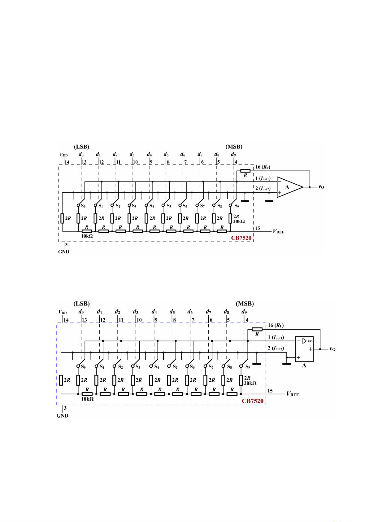 数字逻辑电路IC36_CB7520（AD7520）单片集成DA转换器电路原理图.doc_电路图计算ad资源-CSDN下载