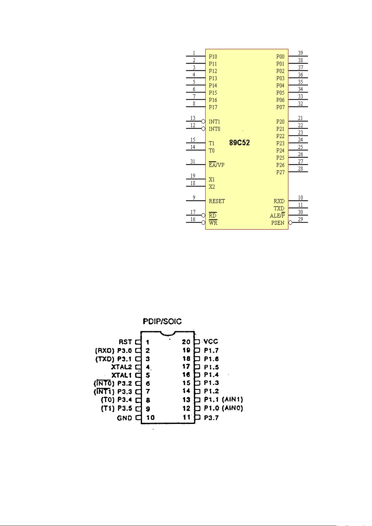 单片机实验讲义（89c52芯片资料介绍电子钟程序简易计算器制作语言报数计数器温度控制器的设）.doc资源-CSDN文库 资源-CSDN文库