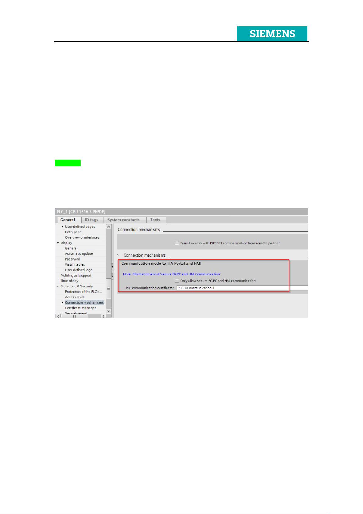 为什么博途V17及以下的HMI面板不能与1500固件版本2.9或1200版本4.5的CPU建立连接？.docx_博途hmi数值无法写入plc ...