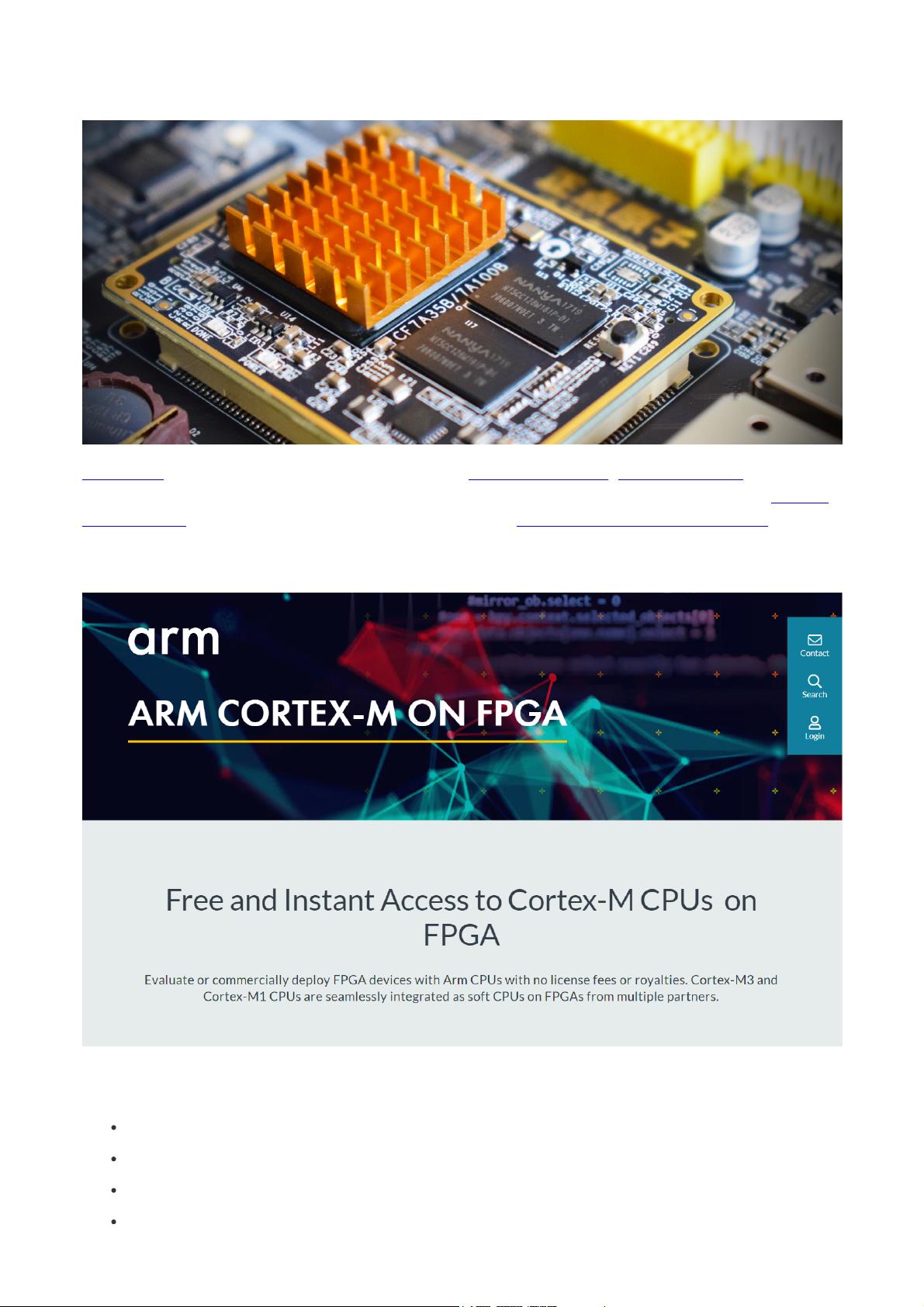 【免费】手把手教你在fpga上实现armcortex M3软核1fpga实现arm软核资源 Csdn文库