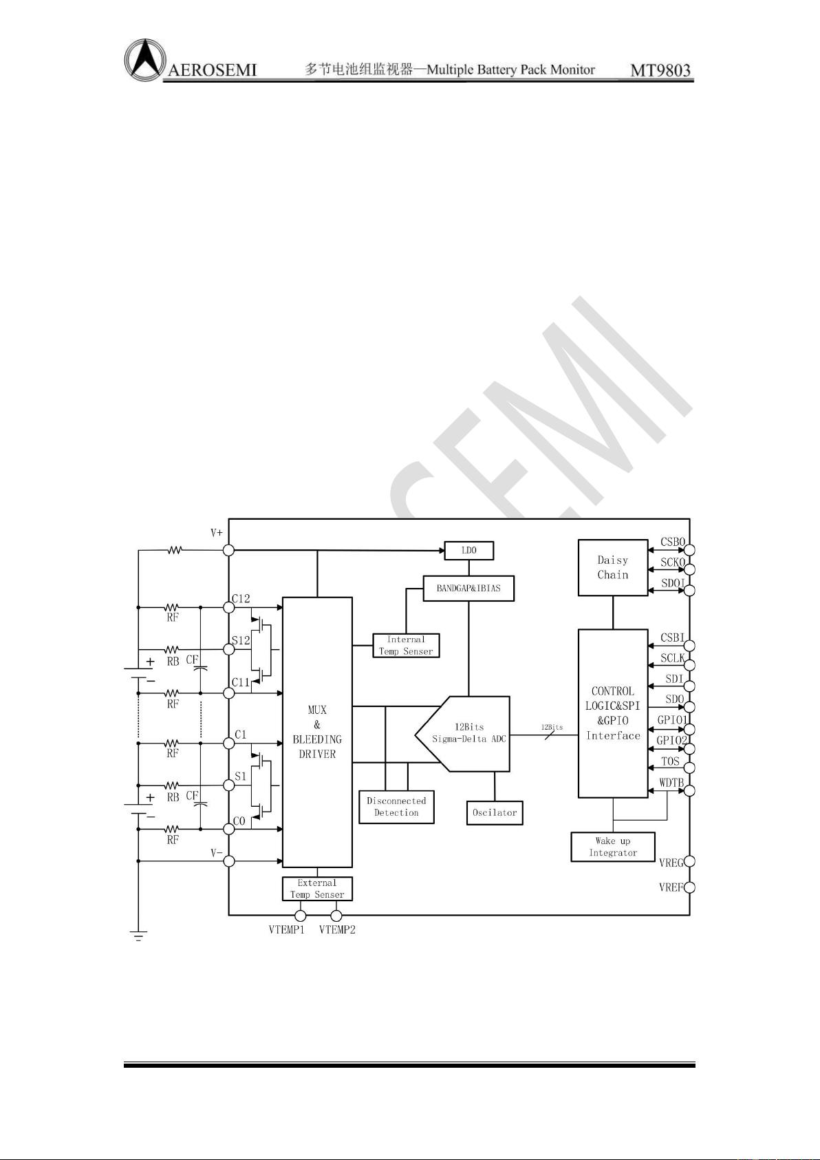 MT9803芯片手册12串电池电压采集芯片资源-CSDN下载