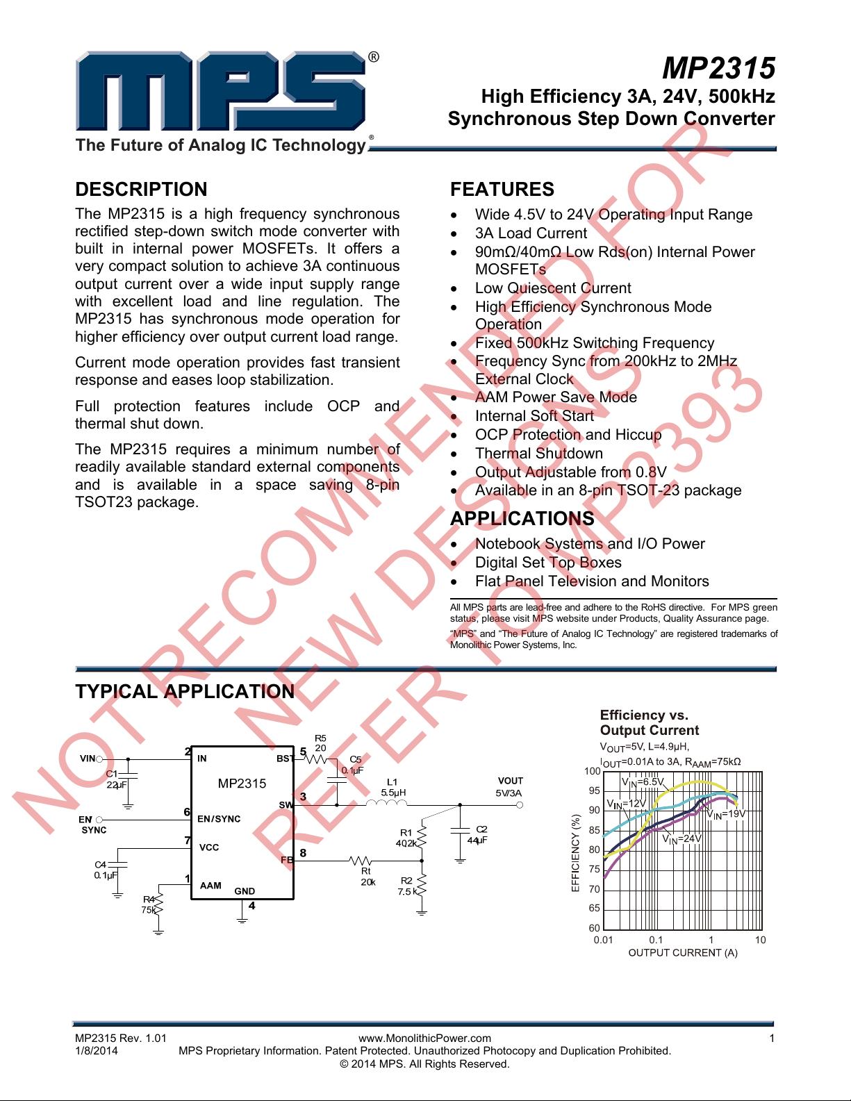MPS-MP2315芯片数据手册_MP2315资源-CSDN下载