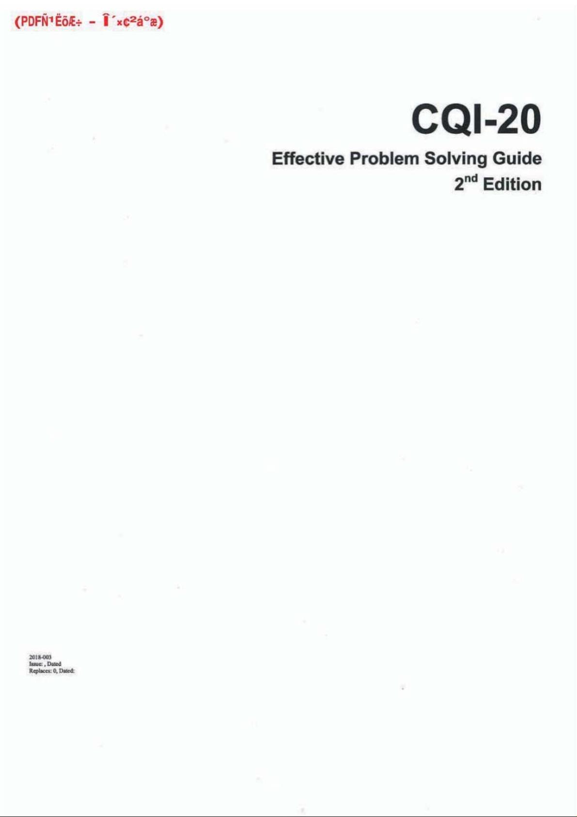 CQI20-2018有效问题解决(最新版).pdf资源-CSDN下载