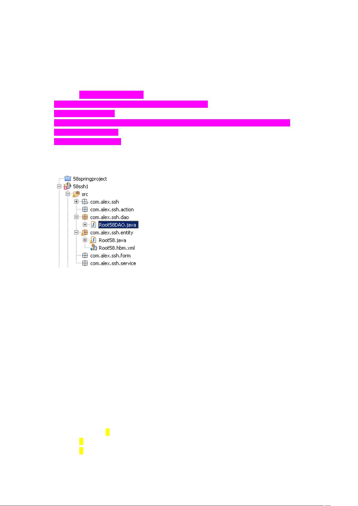 Ssh框架搭建教程：web工程创建、struts和spring支持配置详解 Csdn文库