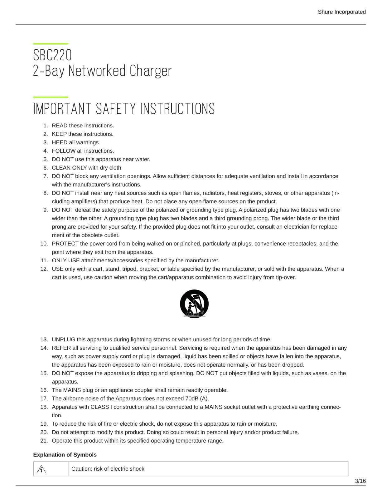 Shure舒尔SBC220使用说明书.pdf资源-CSDN文库
