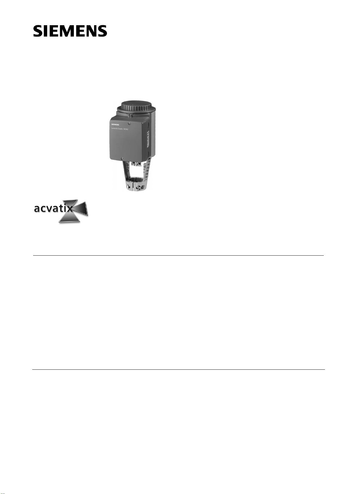 西门子SKD62电动液压阀门执行器技术参数与应用解析：支持DC 0–10V/4–20mA阀位反馈及DIN 32730安全标准 - CSDN文库