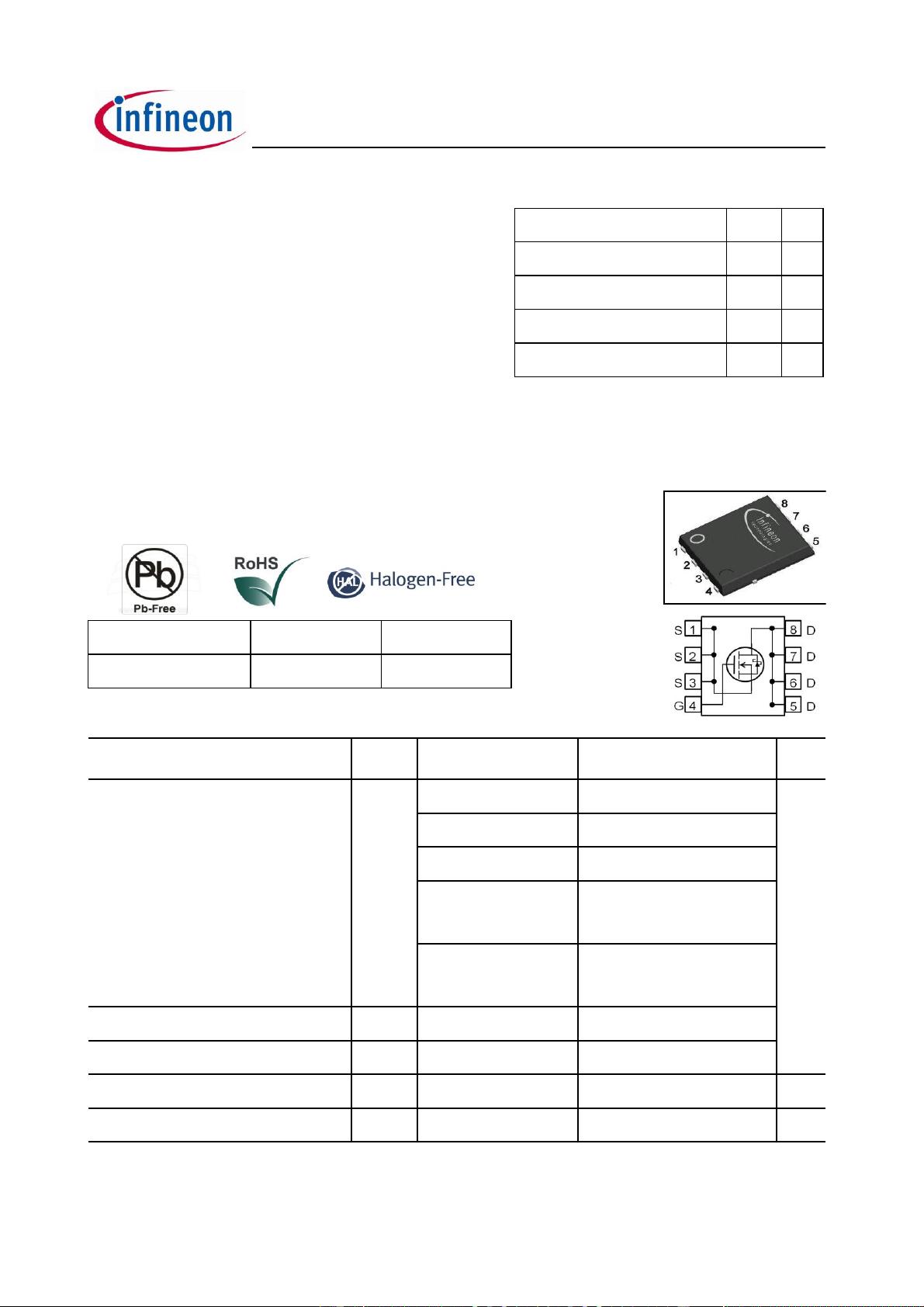 BSC011N03LSIINFINEON英飞凌电子元器件芯片.pdf资源-CSDN文库