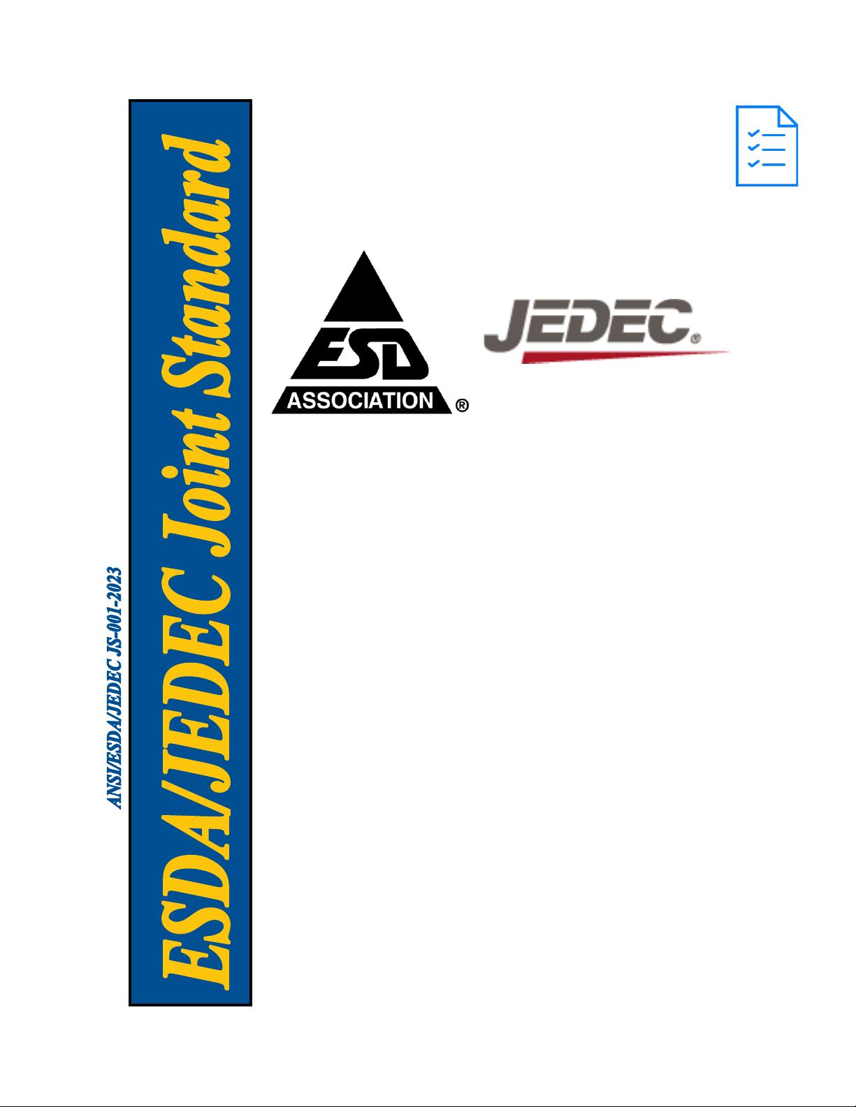 ANSI/ESDA/JEDECJS-001-2023静电放电敏感度测试-人体模型（HBM）-器件级别-完整英文电子版（56页）资源-CSDN下载