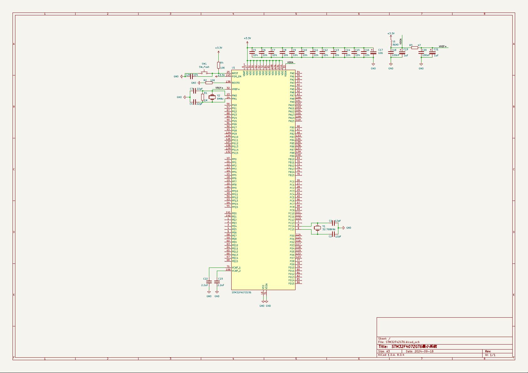 STM32F407ZGT6最小系统原理图_stm32f407zgt6最小系统,stm32f407最小系统电路资源-CSDN下载