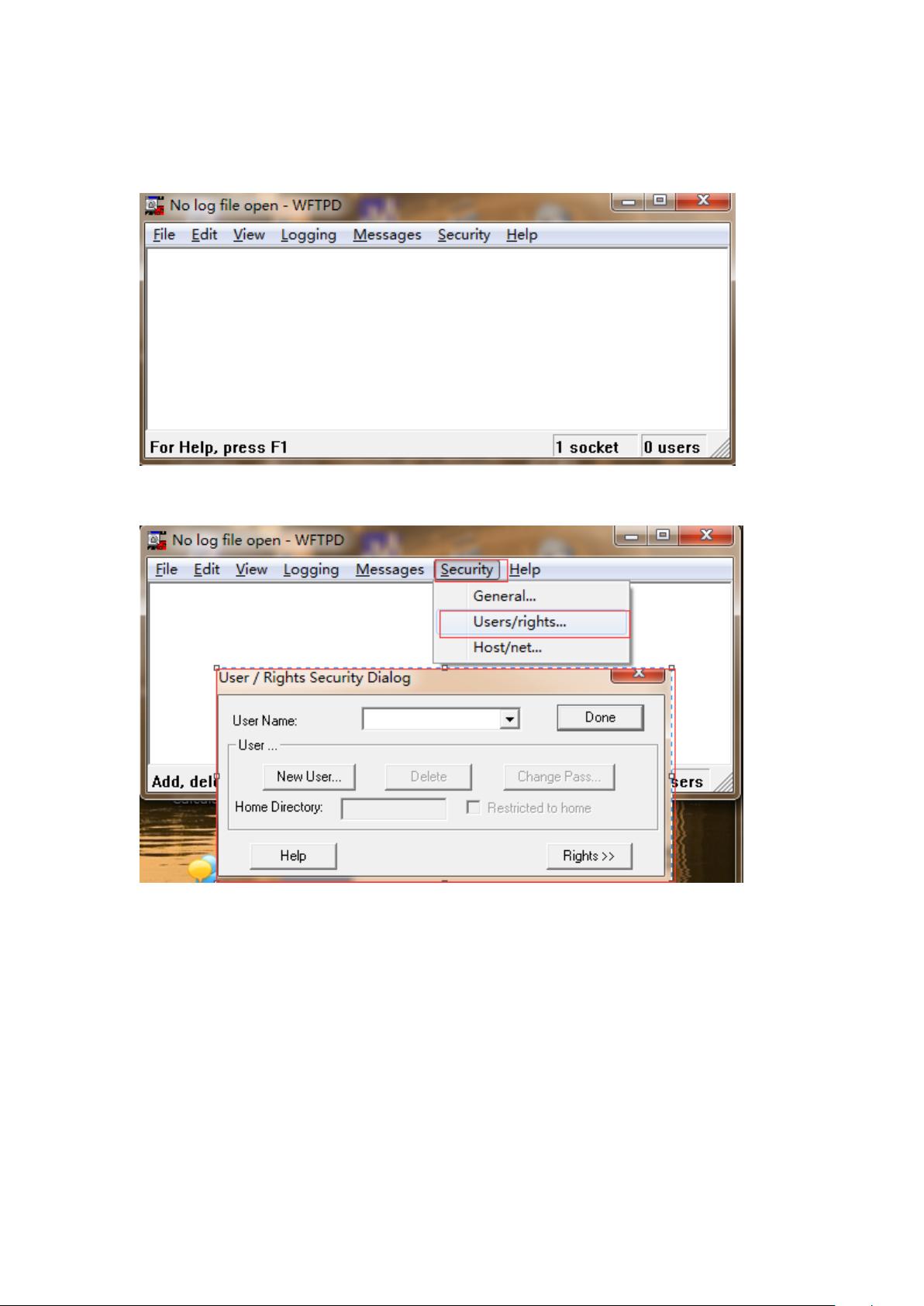 Wftpd32软件使用教程与功能设置 - CSDN文库