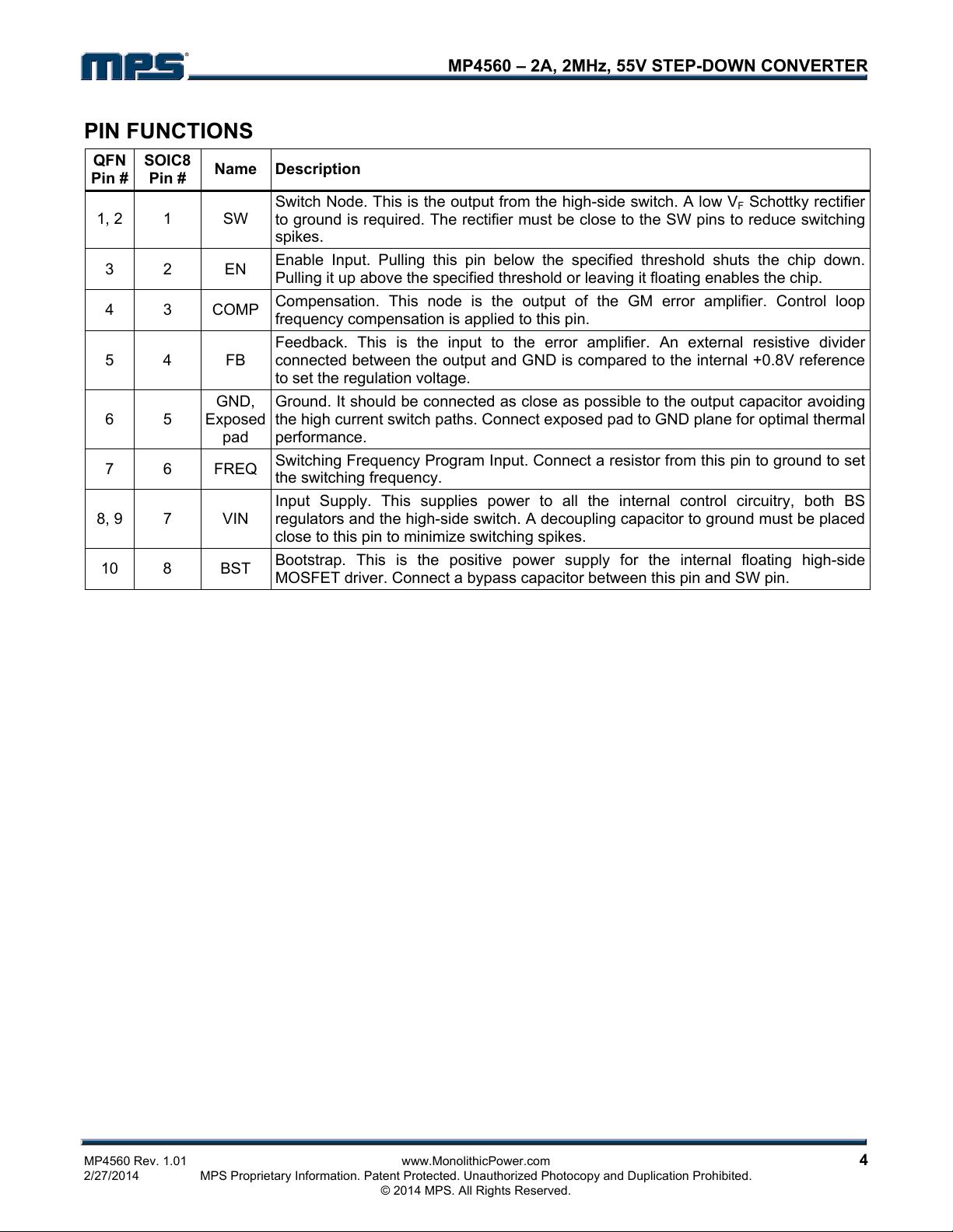 MPS-MP4560芯片手册资源-CSDN下载